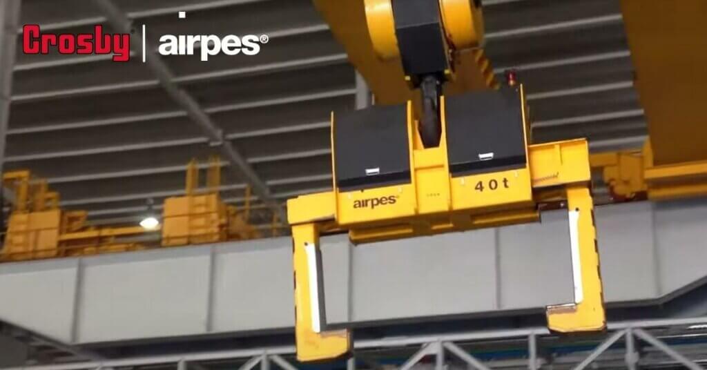 Lifting tongs for steel products | Crosby Airpes
