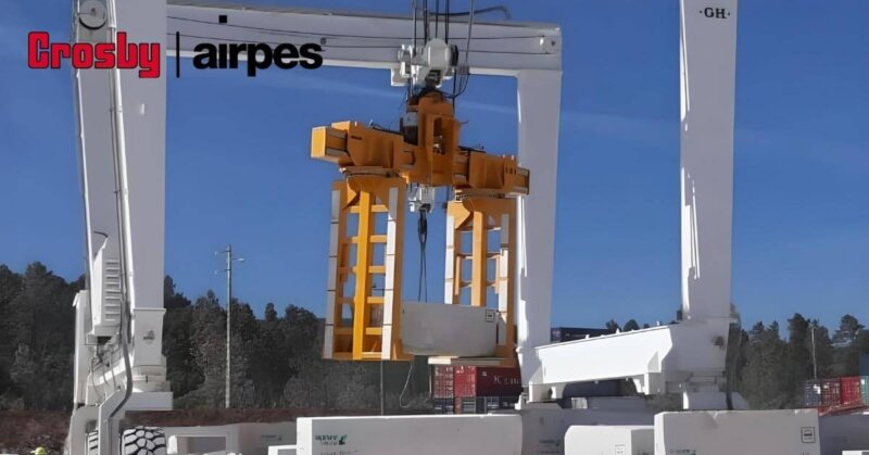 Rock Lifting Tongs - Heavy duty lifting systems | Crosby Airpes