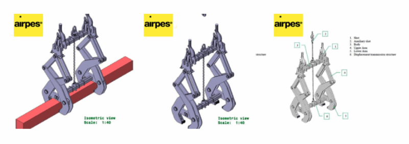 The two Types of our Lifting Tongs Design - Lifting | Airpes