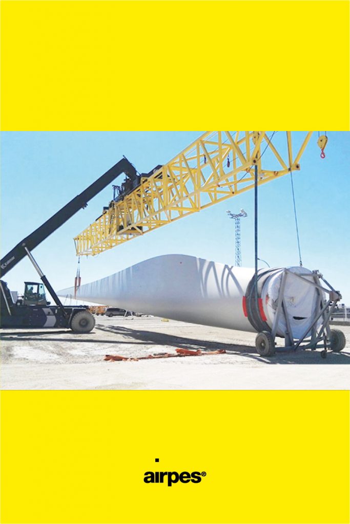 Blade Lifting and Rotation System for Transport | Airpes