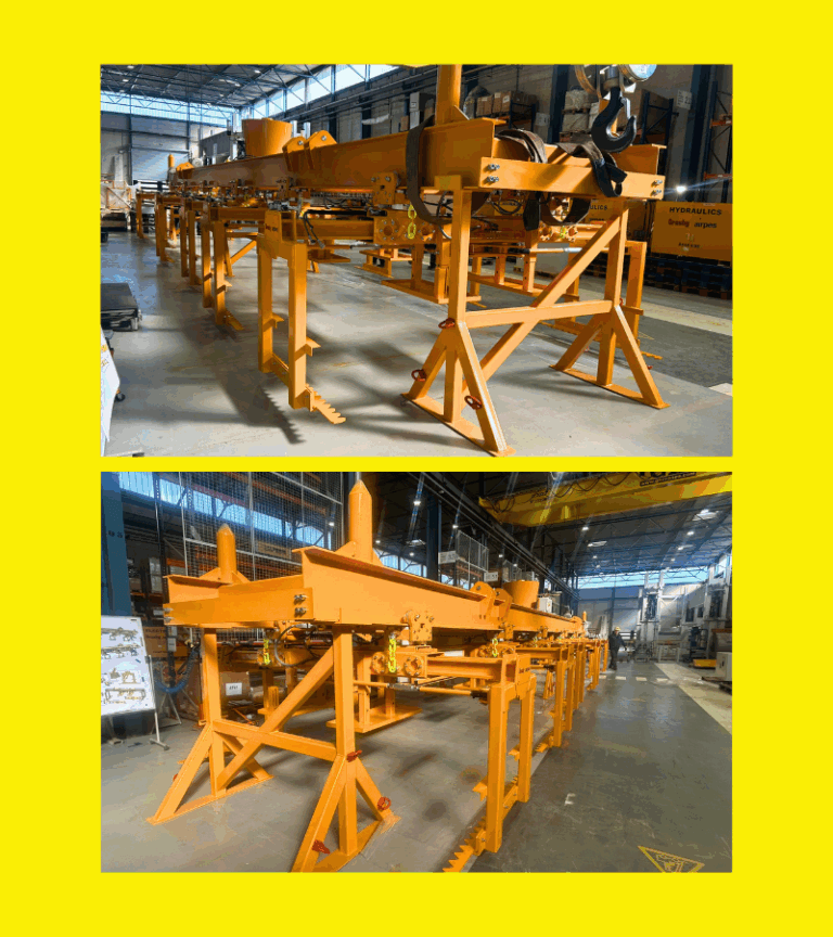 Lifting Beam for Straw Bale Handling - Biomass Fuel Handling Systems